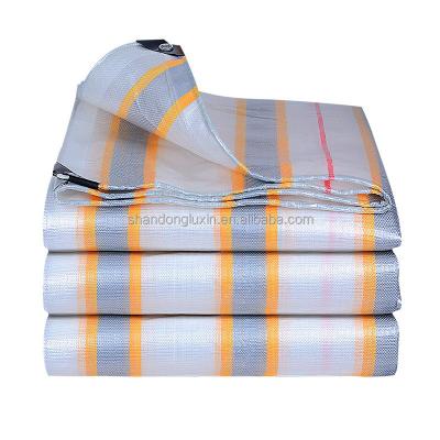 China 240G Heavy Duty Woven HDPE Tarpaulin Waterproof Ground Sheet Cover 2m-100m Width for sale