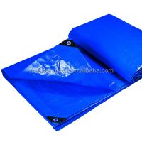China 240G Heavy Duty Woven HDPE Tarpaulin Waterproof Ground Sheet Cover 2m-100m Width for sale