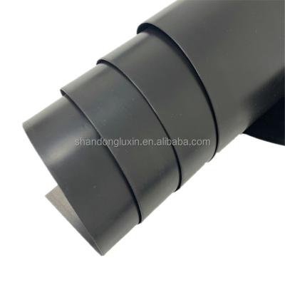 China Custom Length 1mm HDPE Geomembrane Fish Farm Pond Liner Double Texture Surface for sale
