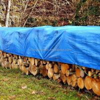 China Heavy Duty PE Tarpaulin Waterproof Anti UV Tear Resistant 50 300gsm Woven HDPE Tarp for Outdoor Camping Truck Cover for sale