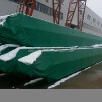China Plaid PE Custom Tarps Waterproof Truck Cover HDPE Woven 500D-1500D 50-300gsm for sale