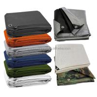 China HDPE PE Tarpaulin Waterproof Tear Resistant Anti UV 50-300gsm for Outdoor Use for sale