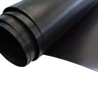 China 60 mil HDPE Geomembrane Liner ASTM GRI-GM13 Black Fish Pond Liner 2mm for sale