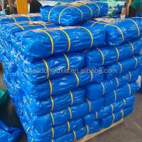 China 6x6-16x16 Density Double Faced PE Tarpaulin for Transportation Cover Waterproof for sale
