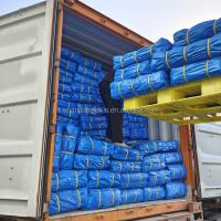 China 6x6-16x16 Density Double Faced PE Tarpaulin for Transportation Cover Waterproof for sale