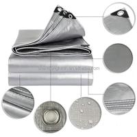 China Heavy Duty Waterproof HDPE Tarpaulin 50-300gsm for Construction Protection for sale