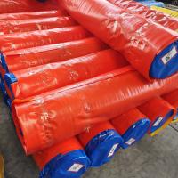 China PE Coated Waterproof Tarpaulin Roll HDPE Woven with LDPE Lamination 50-300gsm 2m-100m Width for sale