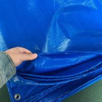 China PE Tarpaulin Sheet 6x8m UV Treated Heavy Duty Waterproof for Cargo Storage for sale