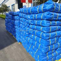 China 100% Waterproof PE Tarpaulin Truck Cover 6x8m UV Treated Heavy Duty Cargo Cover for sale