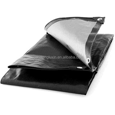 China Industrial HDPE Double Faced Tarpaulin 50-300 GSM UV Treated Waterproof Sunproof for sale