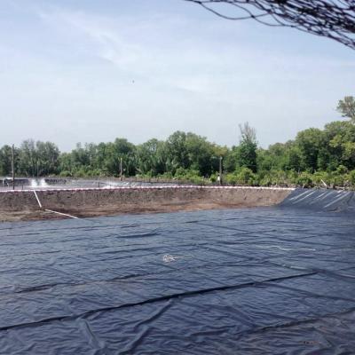 China ASTM GRI-GM13 HDPE Geomembrane Liner 1.5mm Thick Waterproof Pond Liner for Landscaping for sale