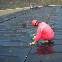 China Double Texture HDPE Geomembrane Versatile Solution for Dam Liner and Fish Pond Liner for sale