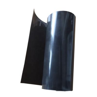 China Smooth HDPE Geomembrane 500 Micron Black Fish Pond Liner 50m to 200m Length for sale