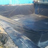 China Glossy HDPE Geomembrane Pond Liner 0.75mm-3mm Thickness for Fish Shrimp Farming for sale
