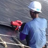 China HDPE Geomembrane Pond Liner 1mm 1.5mm 2mm for Fish Farm Aquaculture Anti-Seepage for sale