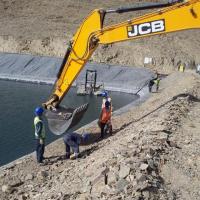 China Double Smooth HDPE Geomembrane 1.5mm for Pond Dam Liner Installation in Kenya for sale