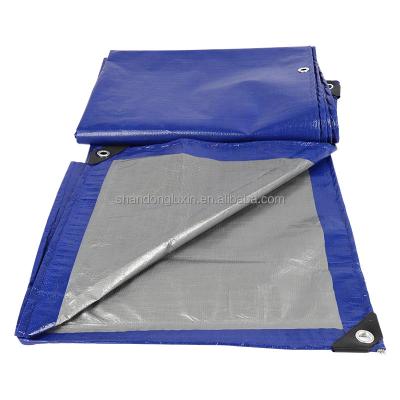 China Customized PE Tarpaulin 200g Heavy Duty Waterproof Outdoor Protection UV Treated 6x8m for sale