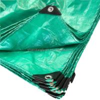 China LDPE Coated HDPE Tarpaulin Waterproof UV Treated 50-300 GSM Outdoor Cover for sale