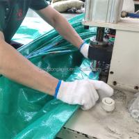 China LDPE Coated HDPE Tarpaulin Waterproof UV Treated 50-300 GSM Outdoor Cover for sale
