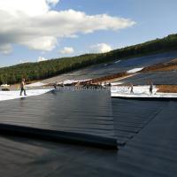 China HDPE Geomembrane 0.75mm-3mm Thickness for Fish Farming Tanks Glossy Durable Custom Length 50m-100m for sale