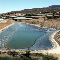 China HDPE Geomembrane 0.75mm-3mm Thickness for Fish Farming Tanks Glossy Durable Custom Length 50m-100m for sale