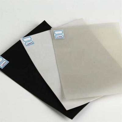 China 1.0mm HDPE Geomembrane Fish Farm Pond Liner Root Barrier Shrimp Pond Dam Liner for sale