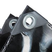 China 500D PE Polyethylene Tarpaulin Waterproof Heavy Duty Truck Tent 3x4m to 4x6m for sale