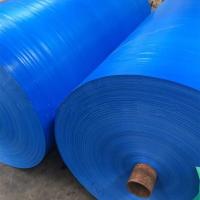 China Coated Blue PE Tarpaulin Tent for Truck Rainproof 3x4m 500D Heavy Duty Waterproof Cover for sale