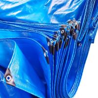 China Heavy Duty PE Polyethylene Tarpaulin Waterproof 6x8m for Tents and Outdoor Cover for sale