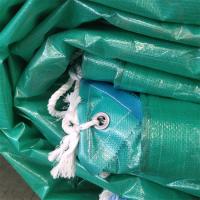 China Rainproof Green Polyethylene Tarpaulin 2-12m Width 100-200gsm for Tents Awning Roof Covering for sale