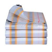 China PE Tarpaulin Truck Cover Waterproof Heavy Duty 500D 120-240gsm Sun Rain Protection for sale