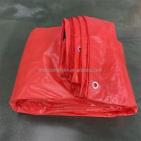 China Lightweight PE Tarpaulin 50-300 GSM Waterproof Truck Cover with Custom Logo Printing for sale