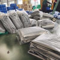 China Lightweight PE Tarpaulin 50-300 GSM Waterproof Truck Cover with Custom Logo Printing for sale