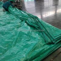 China PE Tarpaulin 200gsm Waterproof Heavy Duty UV Resistant Woven Polyethylene Cover 4x6m for sale