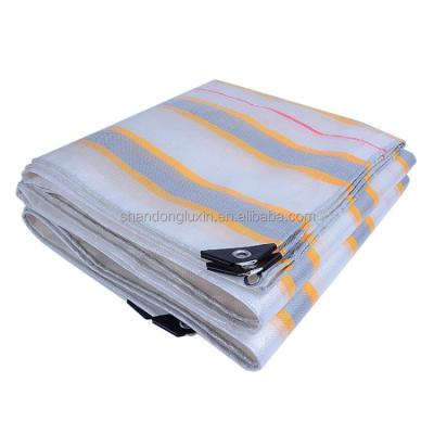 China Heavy Duty PE Tarpaulin 6x8m Waterproof UV Resistant Coated Cover for Construction Sites for sale