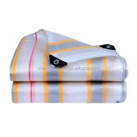 China Heavy Duty PE Tarpaulin 6x8m Waterproof UV Resistant Coated Cover for Construction Sites for sale