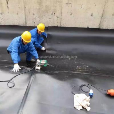 China 2mm HDPE Geomembrane for Fish Ponds Dam Liner Double Smooth/Double Texture Surface for sale