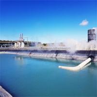 China 1mm HDPE Textured Geomembrane for Fish Ponds 50m-100m Roll Puncture Resistant for sale
