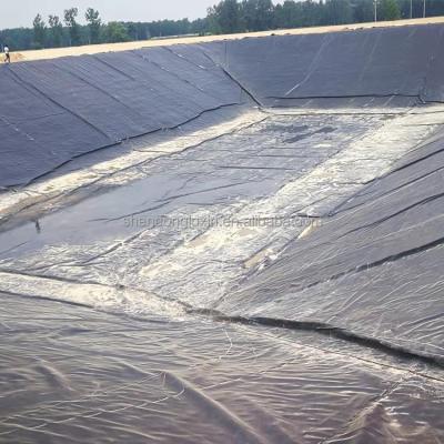 China Acid Alkali Resistant HDPE Geomembrane 0.75mm 3.00mm Black ASTM GRI GM13 for Fish Pond Liner for sale