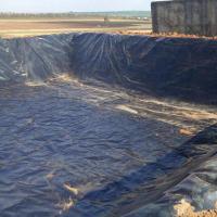 China HDPE Geomembrane 0.75mm-3mm for Landfill Sewage Treatment Fish Pond Liner for sale