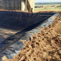 China HDPE Geomembrane 0.75mm-3mm for Landfill Sewage Treatment Fish Pond Liner for sale