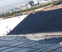 China Black HDPE Smooth Geomembrane 0.75mm 1.5mm for Landfill Fish Pond Liner for sale