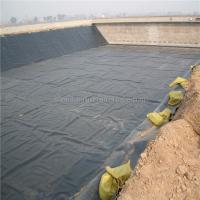 China HDPE Double Smooth Geomembrane 0.2mm-2.8mm for Aquaculture Pond Liner for sale
