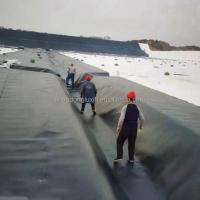 China HDPE Double Smooth Geomembrane 0.2mm-2.8mm for Aquaculture Pond Liner for sale