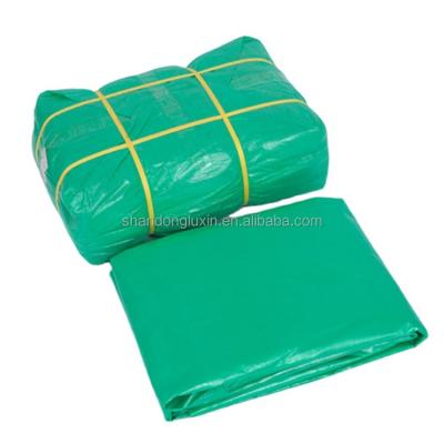 China PE Tarpaulin Truck Cover Green UV Resistant Waterproof 3x4m 4x6m Heavy Duty for sale
