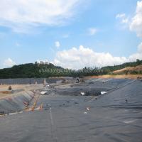 China HDPE Pond Liner 0.75mm 1.0mm Geomembrane for Aquaculture Shrimp Farming Fish Pond for sale