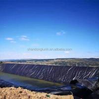 China HDPE Geomembrane 1m to 8m Width for Landfill Pond Fish Farm Liner for sale