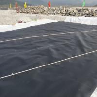 China HDPE Smooth Geomembrane 0.75mm-3mm Thickness 50-200m Length Black Waterproof Liner for Ponds for sale