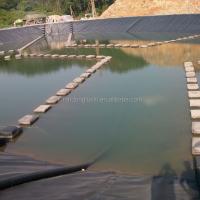 China HDPE Geomembrane 1.5mm 2.0mm Smooth Textured Pond Liner Landfill Dam for sale
