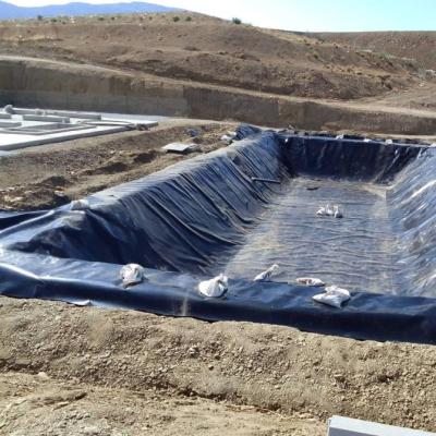 China Glossy HDPE Pond Liner Geomembrane 0.75mm 1.0mm for Fish Farming for sale
